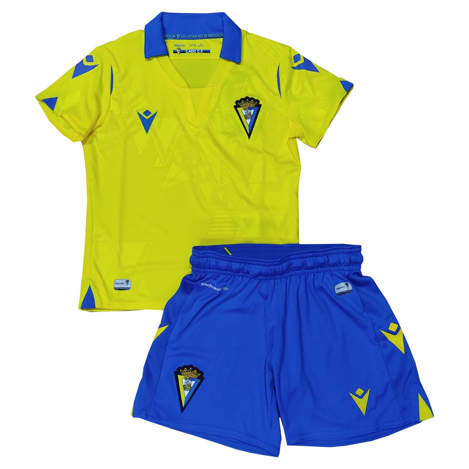 Mini Kit Oficial Cádiz CF 1º Equipación - Deportes Bernal